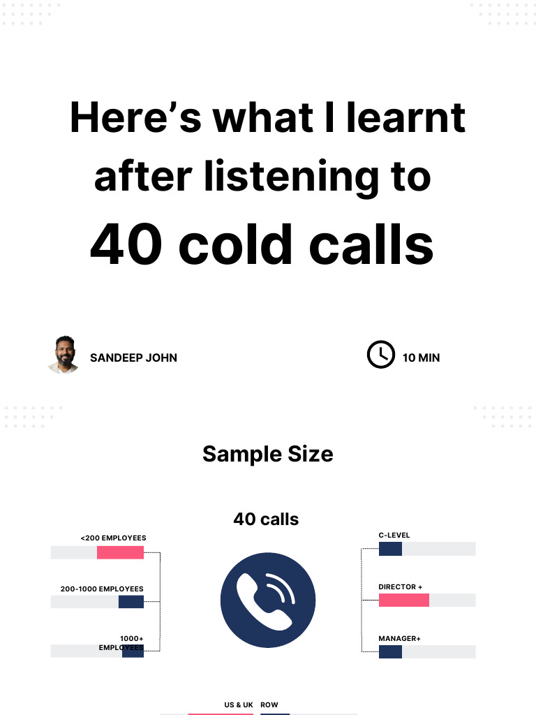 Cold Call Best Practices After Listening To 40 Calls 1690869515 | PDF