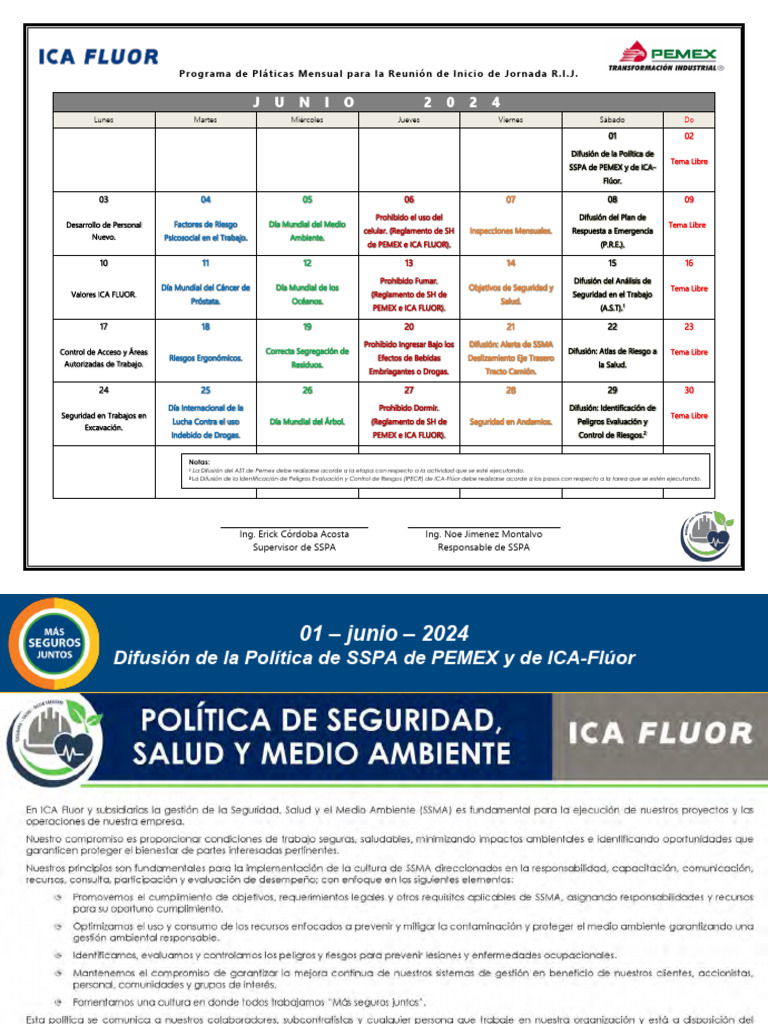 06 Programa de Pláticas Mensual para la RIJ JUNIO 2024 | PDF | Destrucción del habitát ...