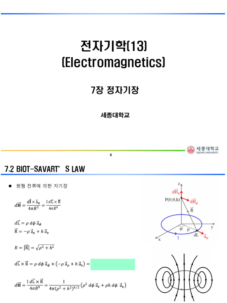 L13 정자기장 | PDF