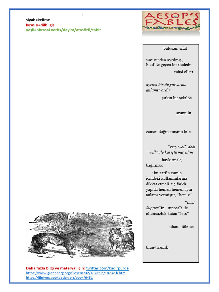 001.the Wolf and The Lamb | PDF