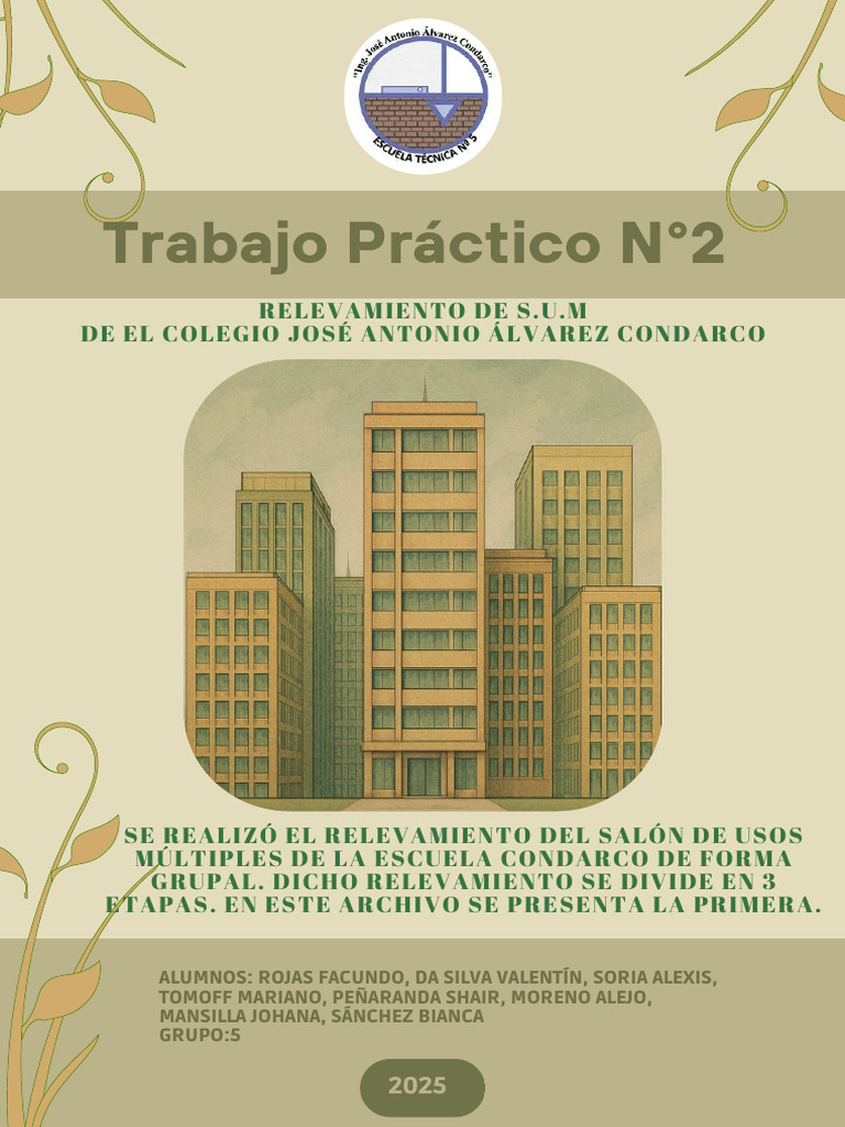 TP2-Estructura Metálica-Sána) | PDF | edificio | Herida