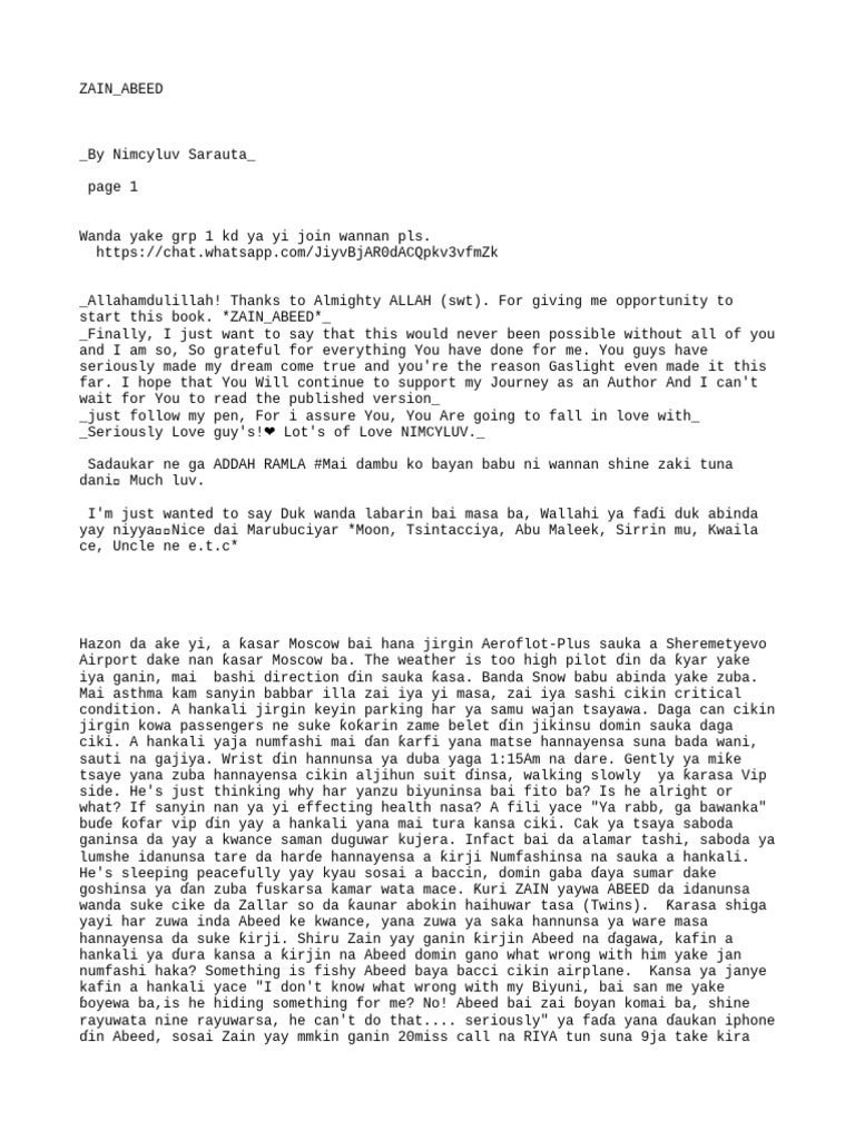 Zain Abeed Cmplt-1 | PDF