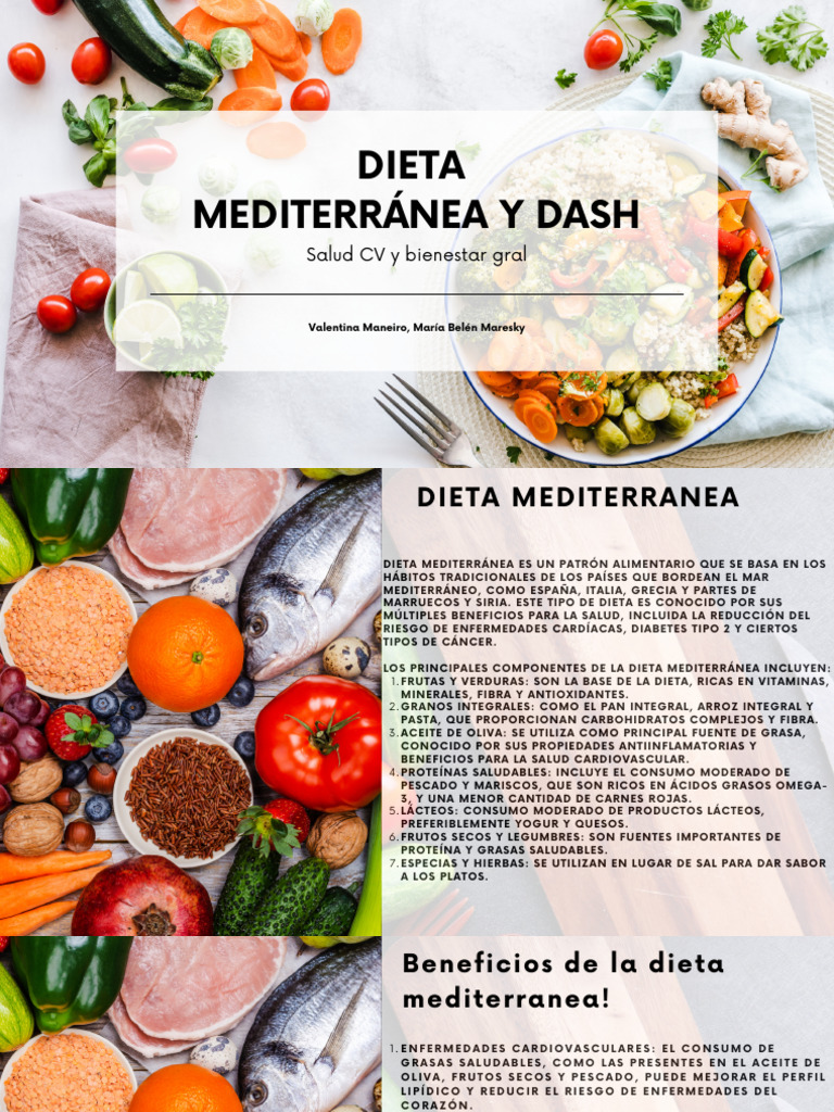 Dieta Mediterránea y Dash PDF | PDF | Dieta | Dieta mediterránea