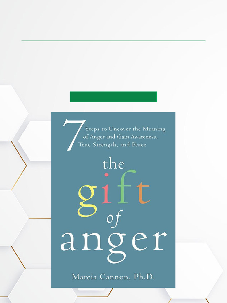 The Gift of Anger Seven Steps To Uncover The Meaning of Anger and Gain ...