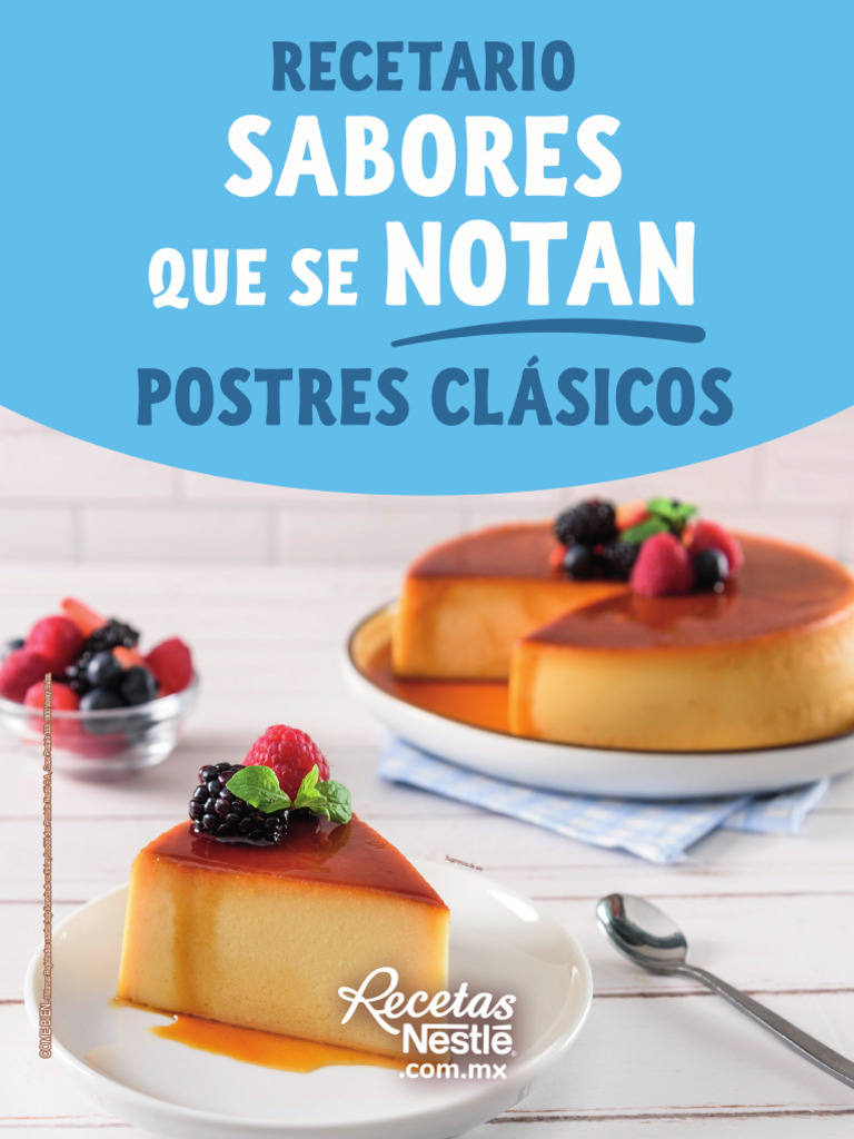 MX - Culinario - Recetario Postres Clasicos | PDF | Chocolate | Alimentos