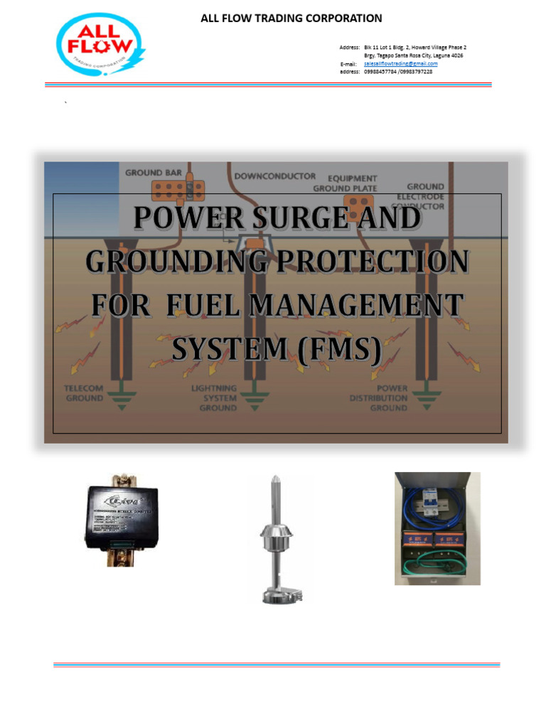 Ati South Harbor Power Surge and Grounding Protection For FMS | PDF ...