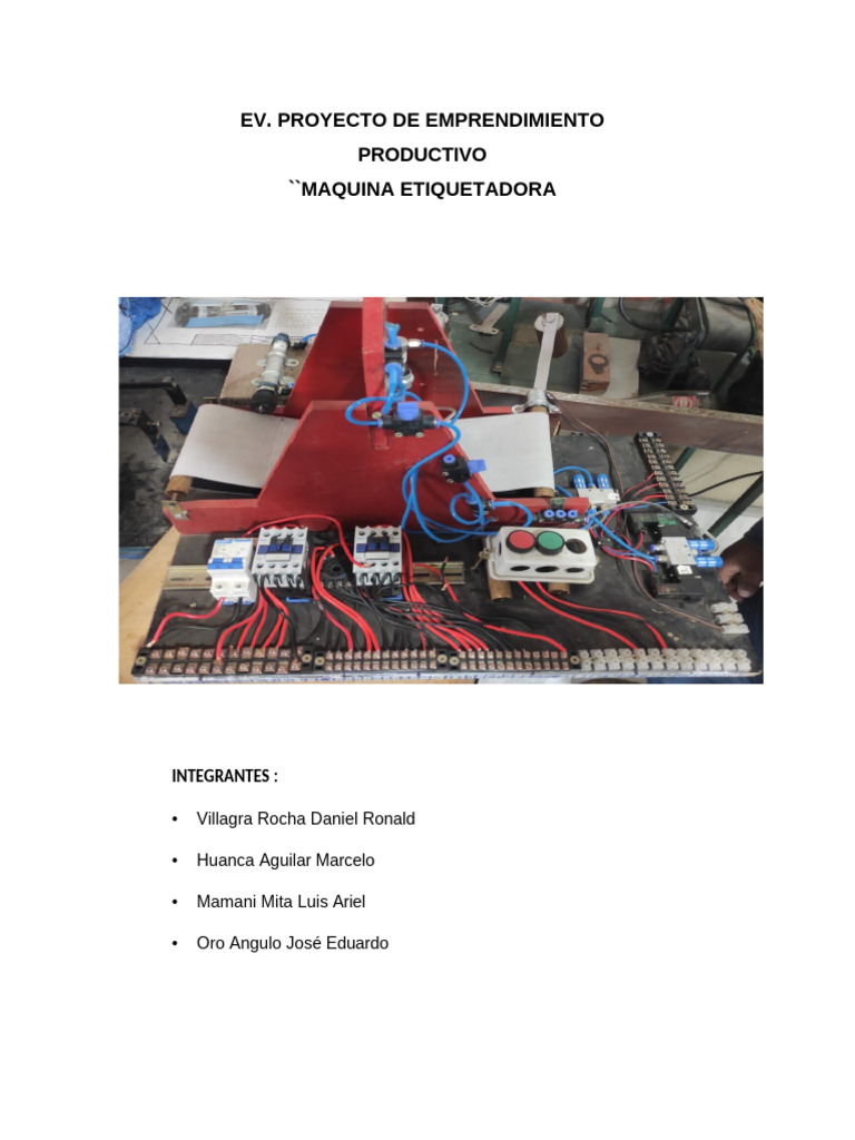 proyecto scada editado (1) | PDF | Iniciativa empresarial | Controlador lógico programable