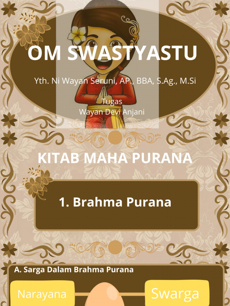 Brahma Purana Wayan Devi Anjani - 20250312 - 094853 - 0000 | PDF