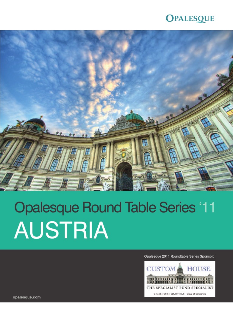 Opalesque Austria Roundtable | PDF | Hedge Fund | Investment Management
