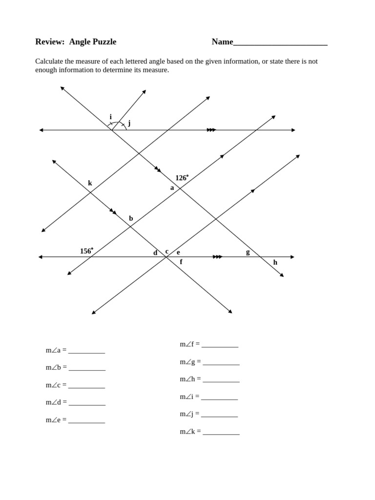 5 Test Review | PDF | Line (Geometry) | Elementary Mathematics