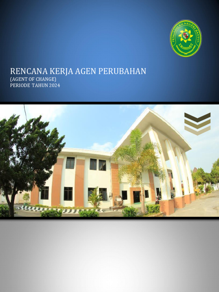 Rencana Tindak Agen Perubahan 2024 Annisa Pdf