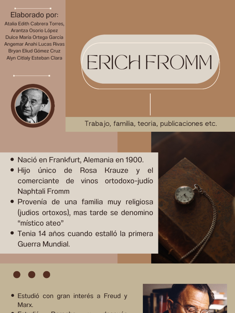 Erich Fromm | PDF | Erich Fromm | Psicoanálisis