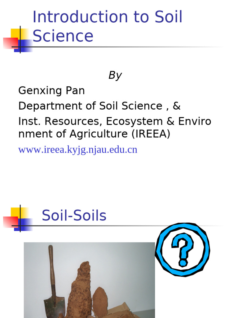 Introduction to Soil Science | PDF | Soil | Soil Science