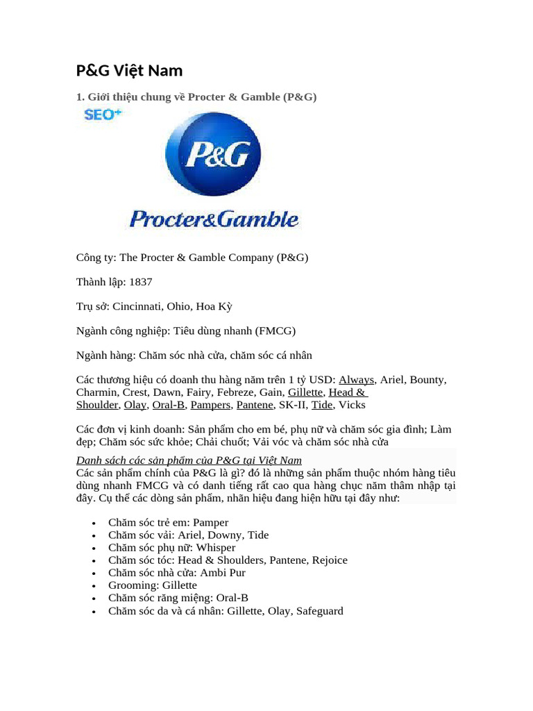 PG Việt Nam | PDF