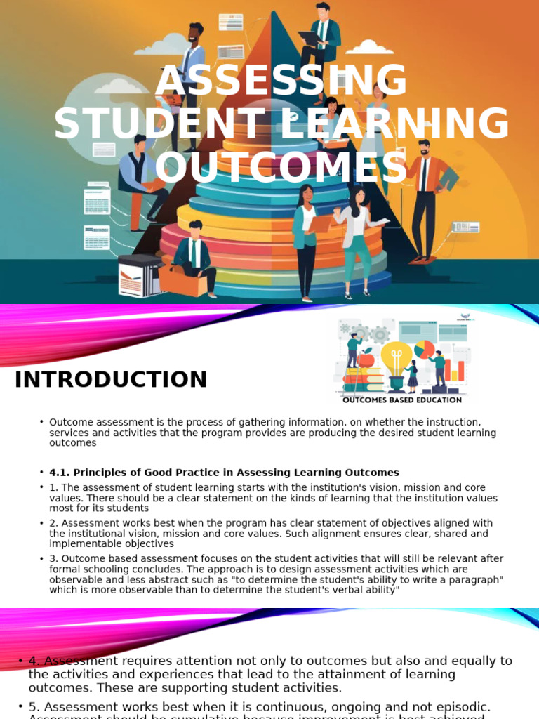 Assessing Student Learning Outcomes | PDF | Educational Assessment ...