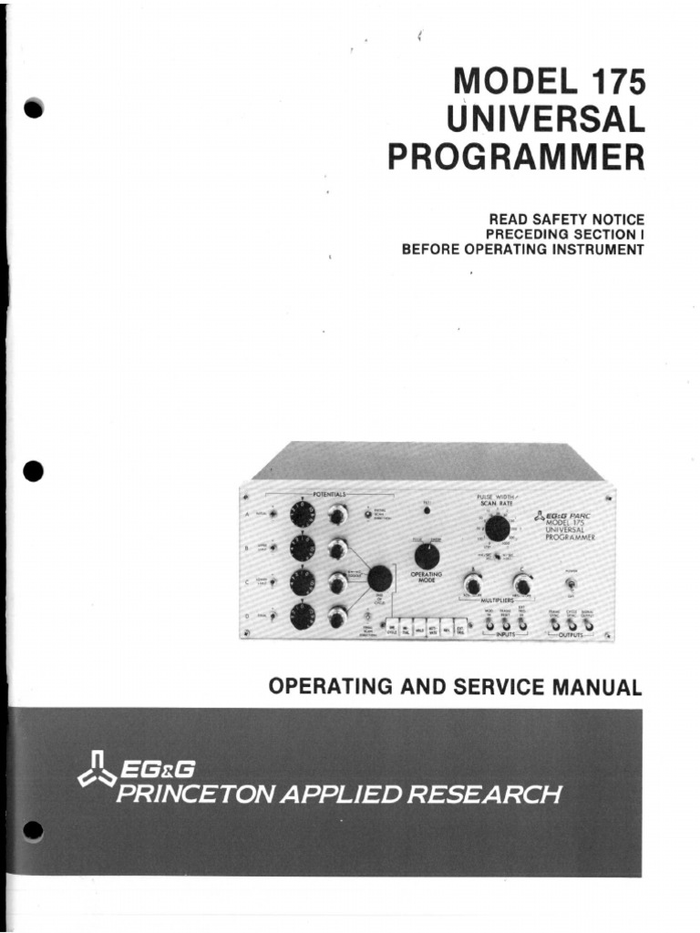 175 Manual | PDF