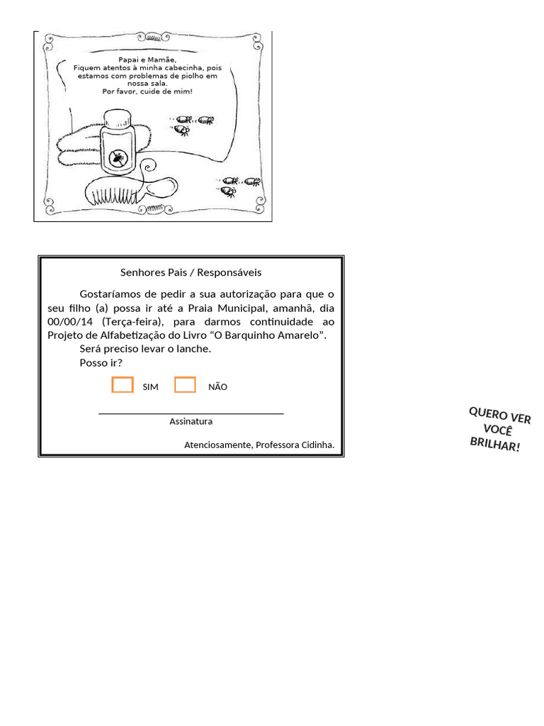 Bilhete Provas | PDF