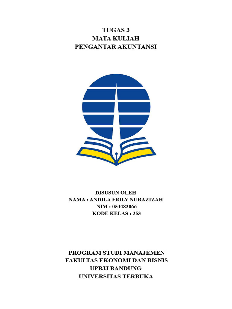 Tugas 3 Pengantar Akuntansi | PDF