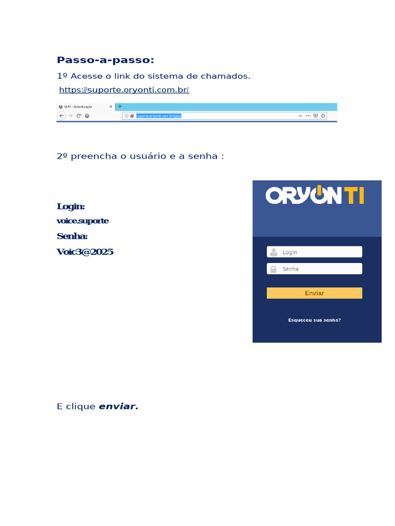 Como Abrir Chamado PDF | PDF