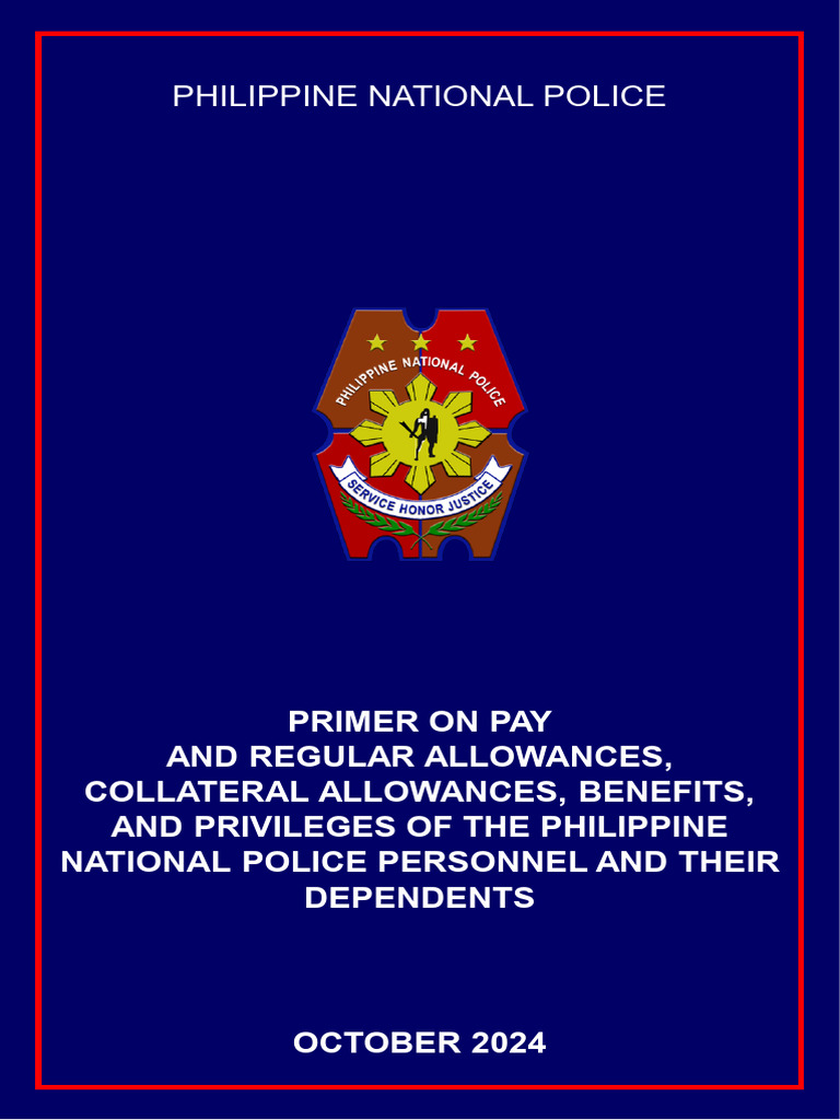 PNP Pay and Allowances Overview | PDF | Cost Of Living | Sergeant