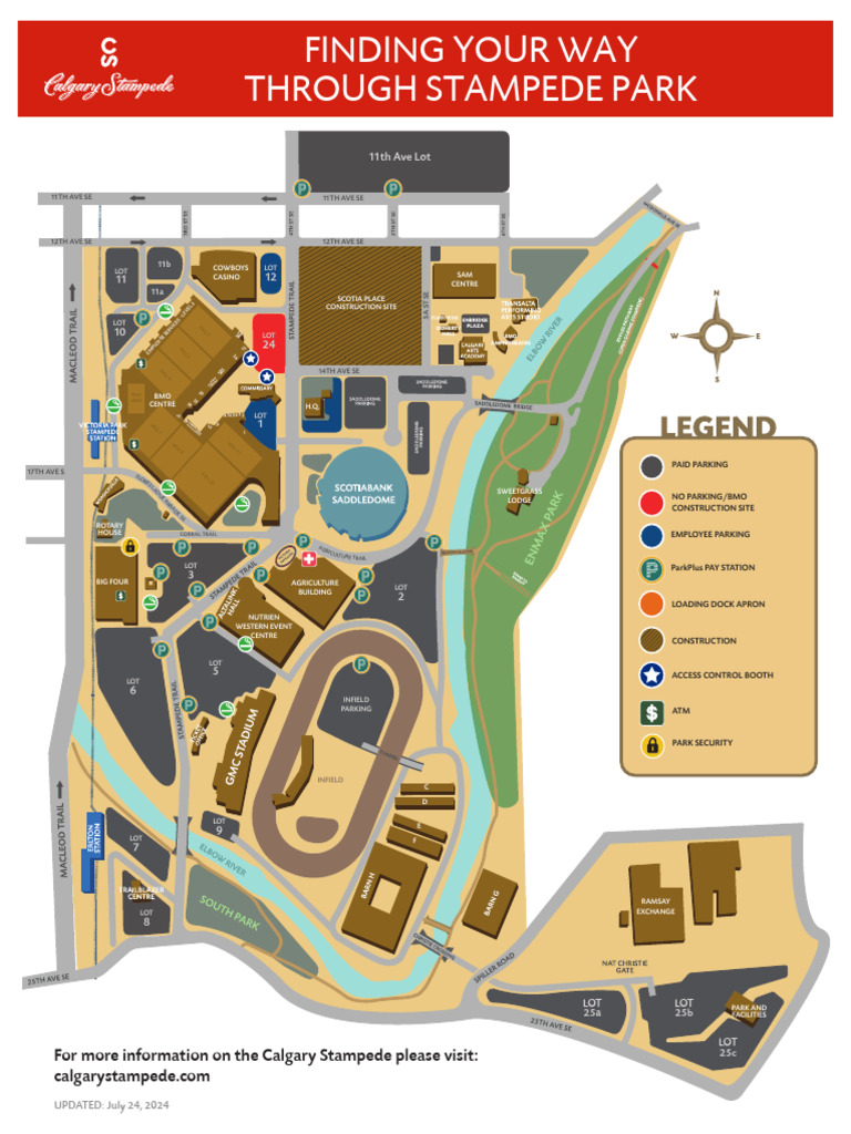 Stampede Park Parking Map | PDF