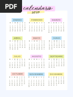 Calendario 2025 Con NÚMERO de SEMANA PDF GRATIS | PDF | Calendario