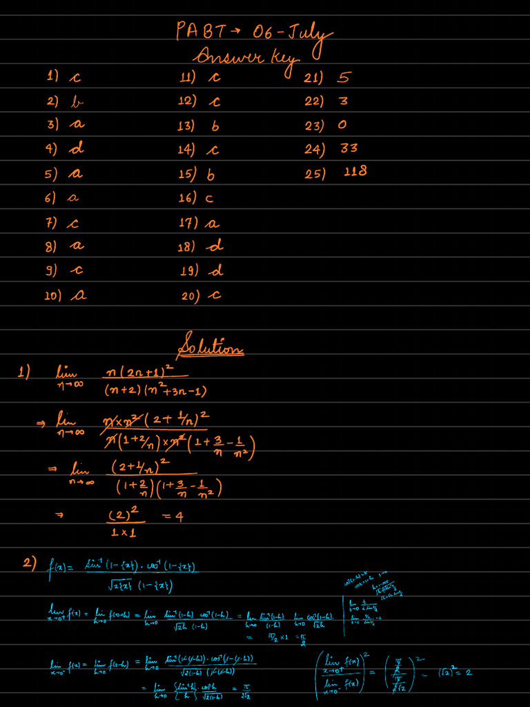 PABT-6-July Answer Key & Solution | PDF
