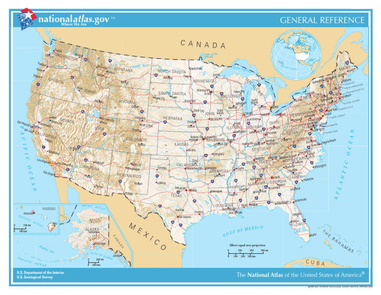 Us General Reference Map-2003 | PDF | Sioux | Siouan Peoples