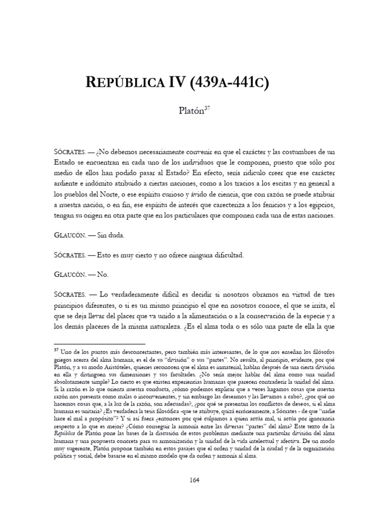 republica4 | PDF | Razón | Platón