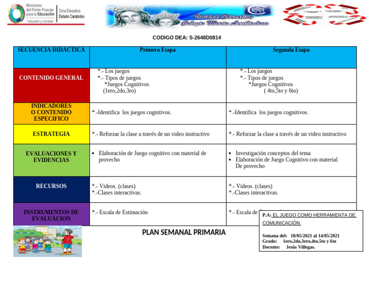 Plan Semanal | PDF