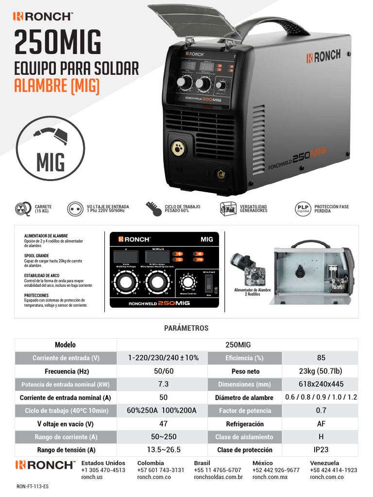 Ronch 250mig | PDF | Ingenieria Eléctrica | Electricidad