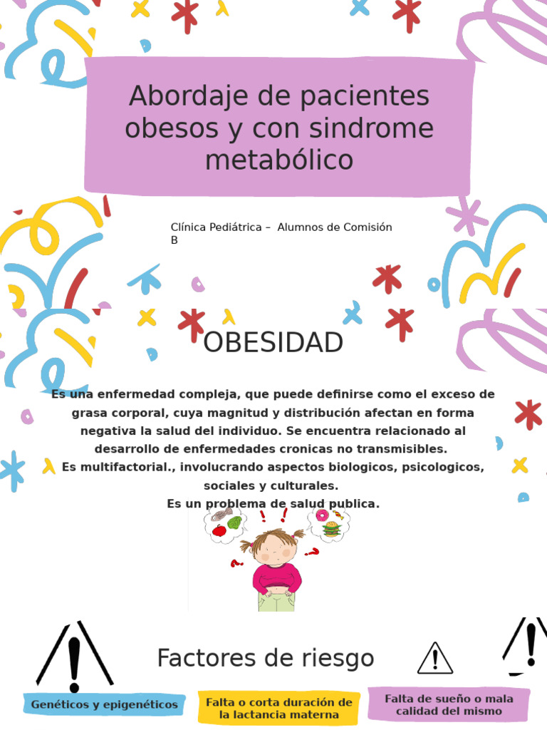 Obesidad y SD Metabolico | PDF | Síndrome metabólico | Obesidad
