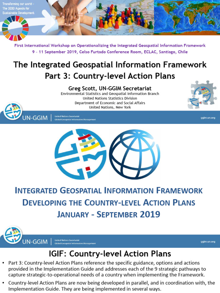 Igif Part 3 Country Level Action Plans Greg Scott Un Ggim | PDF ...