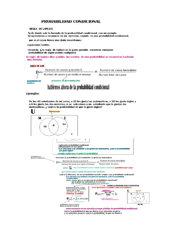 Probabilidad Condicional | PDF