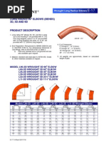Long Radius Elbow Dimensions Chart | PDF | Paint | Pipe (Fluid Conveyance)