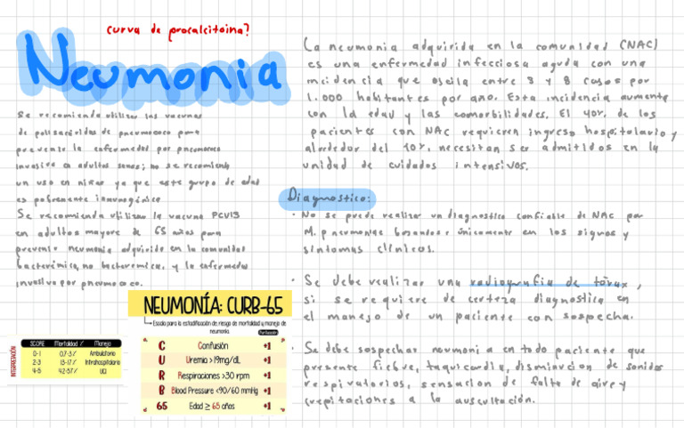 Diagnóstico y prevención de NAC | PDF | Neumonía | Microbiología