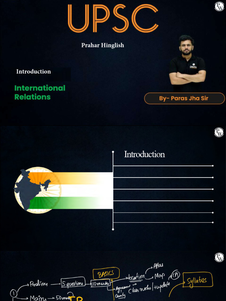 International Relations: Introduction - Class Notes | PDF
