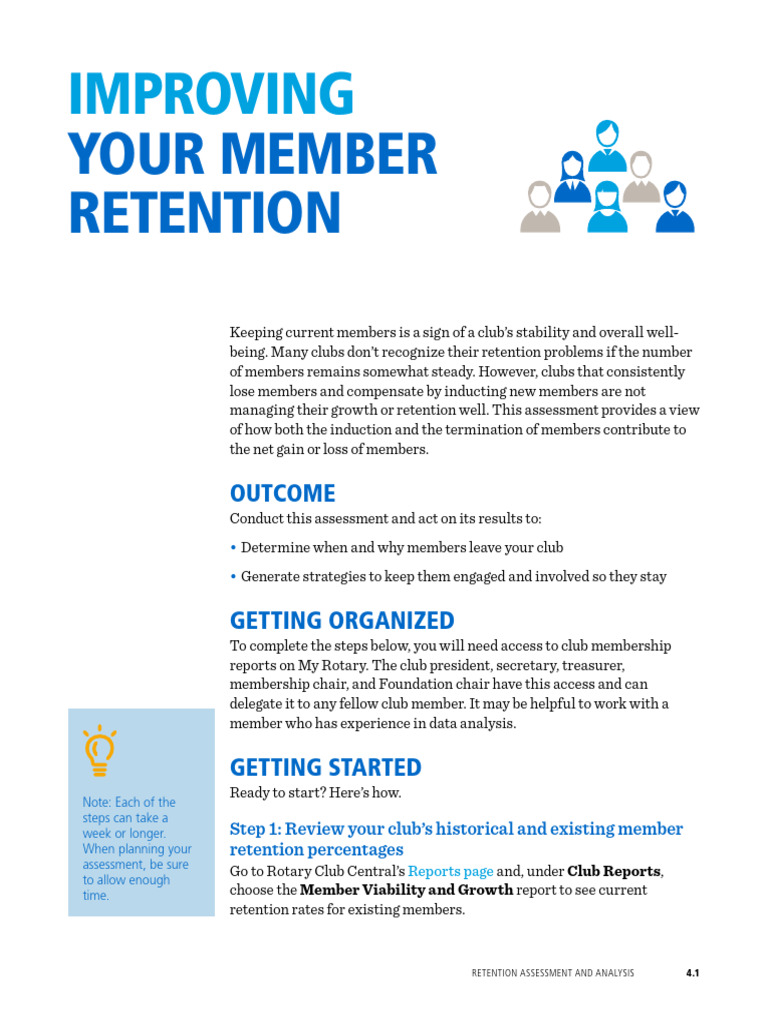 Improving Your Member Retention | PDF | Employee Retention | Leadership
