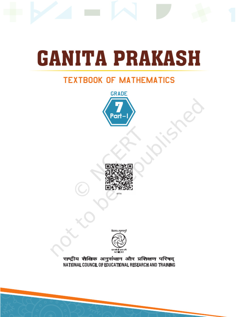 Class 07 Mathematics Book | PDF
