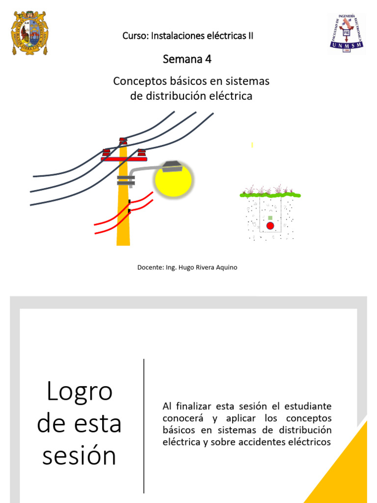 S4 Conceptos Básicos Distribución Eléctrica | PDF | Distribución de energía eléctrica ...