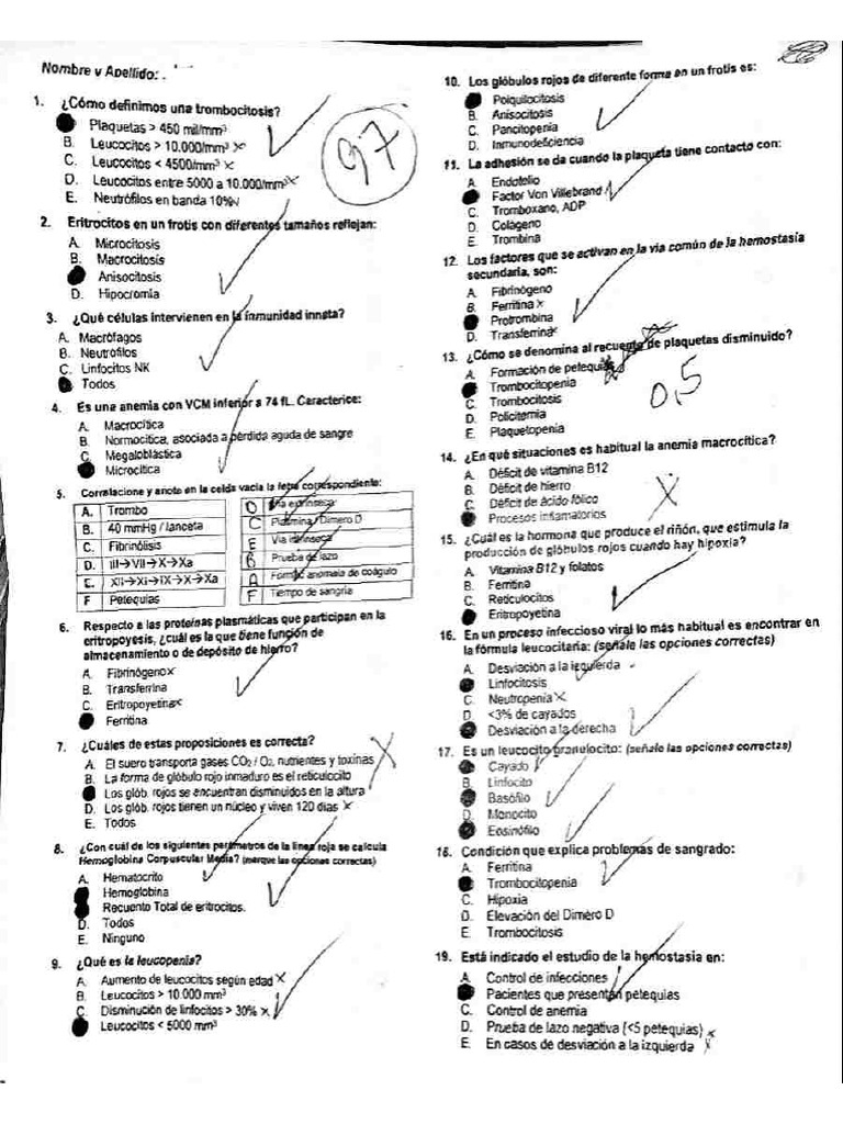Examen Bioqui 2023 2do Par | PDF