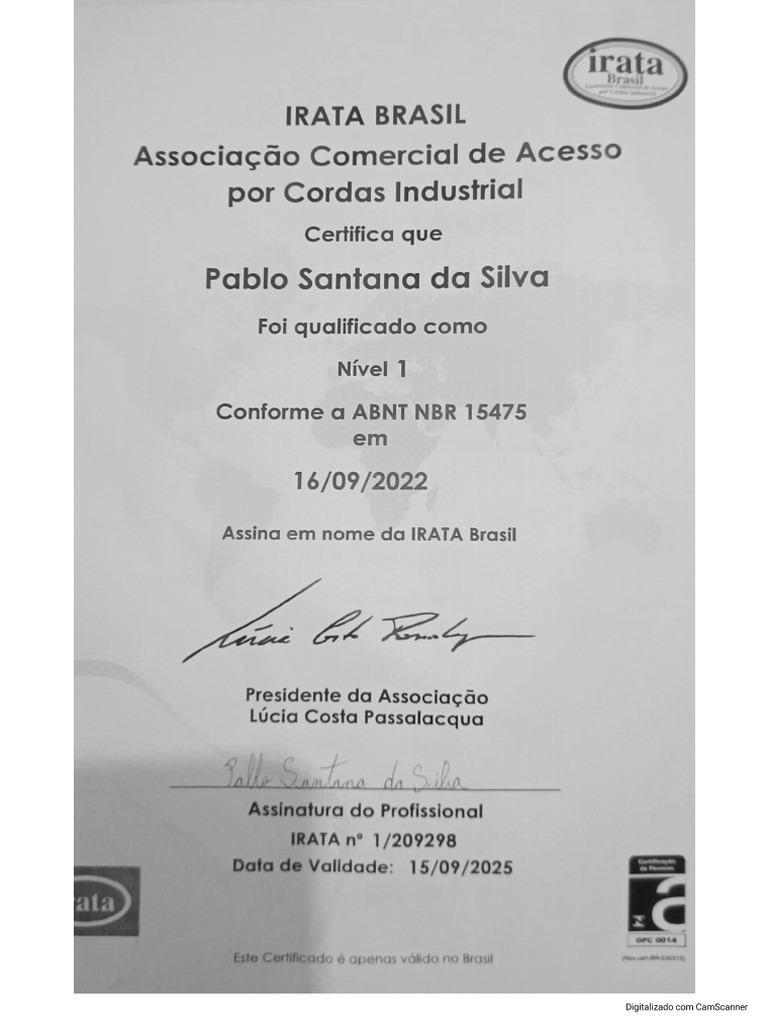 06 - IRATA Brasil | PDF