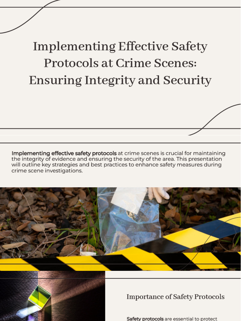 Slidesgo Implementing Effective Safety Protocols at Crime Scenes ...