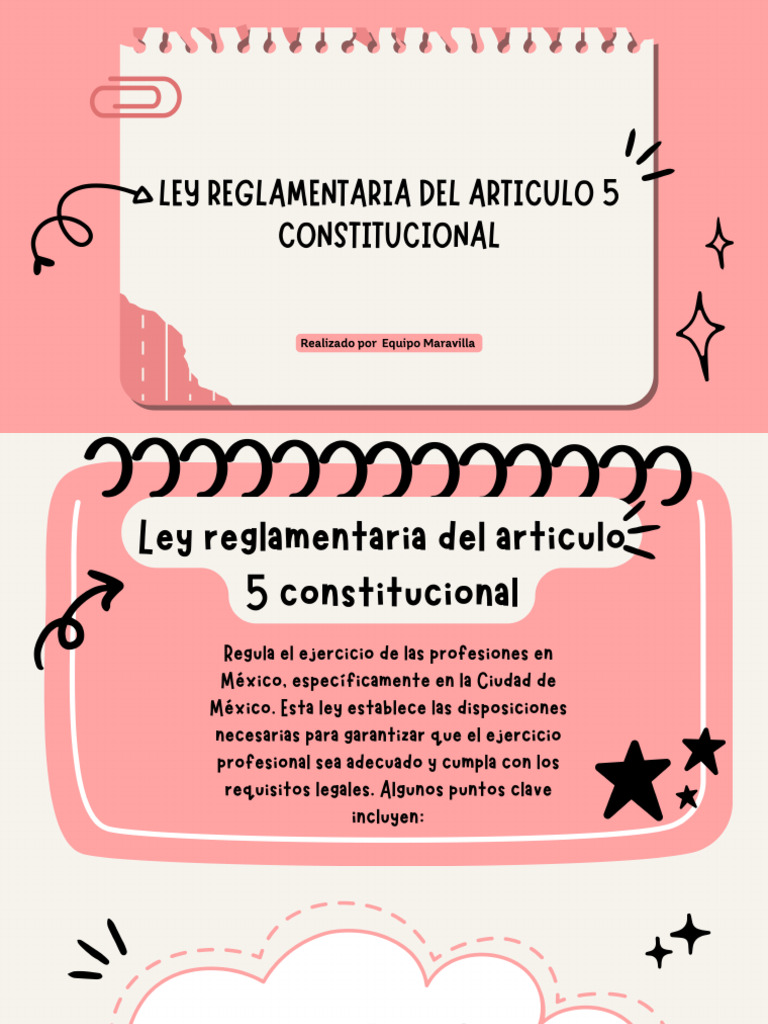 Ley Reglamentaria Articulo 5 Constitucional | PDF