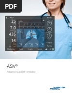 Hamilton C6 ASV Ventilator Setup Guide | PDF | Breathing | Respiratory ...