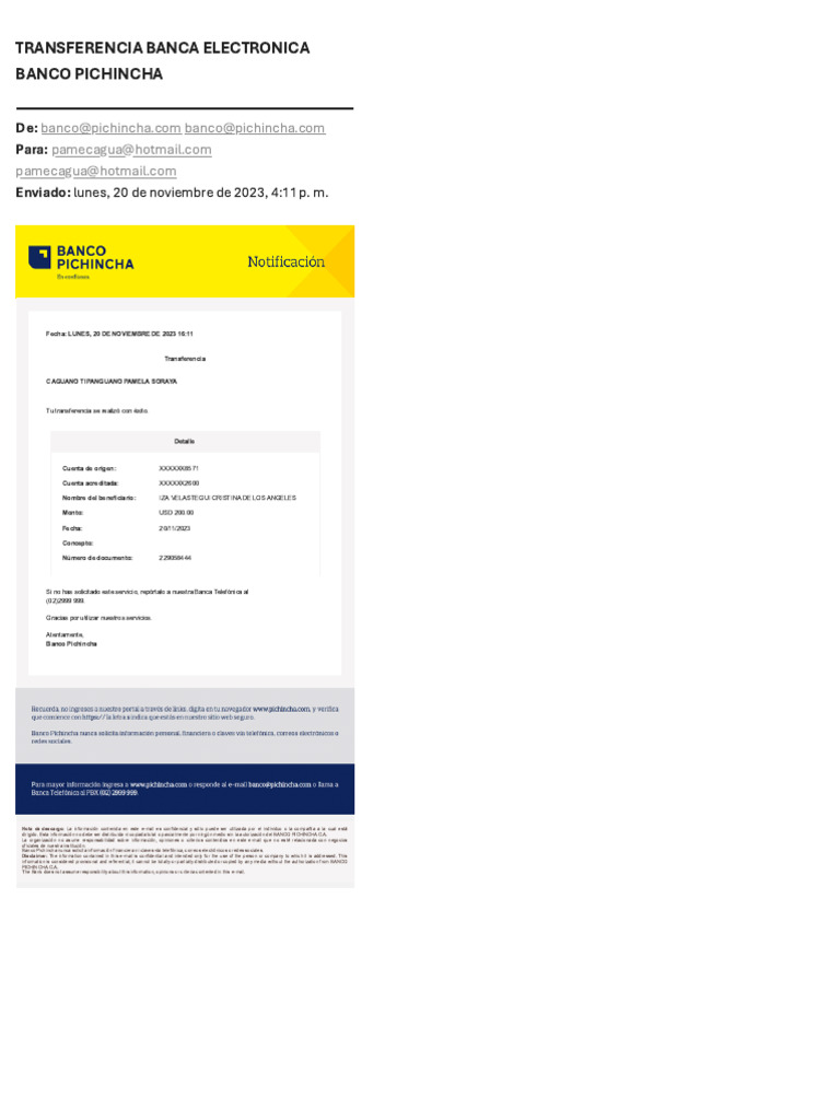 Documento de Outlook | PDF