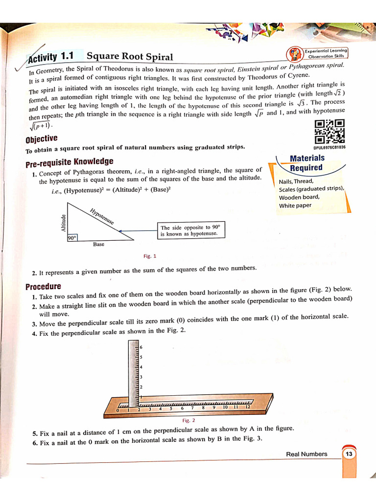 Class 9 Math Lab Activity | PDF