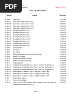 Transportation Drawing Index Template | PDF