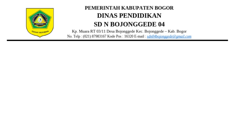 Settingan Amplop Kop Surat | PDF