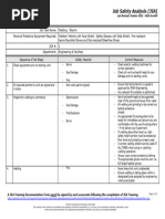 Welding Work Jsa | PDF | Welding | Construction